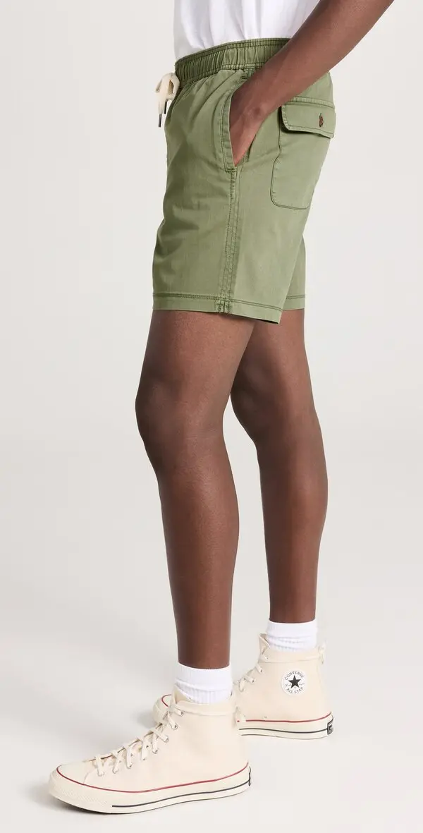 Rails Cruz Drawstring Shorts - Spring Olive