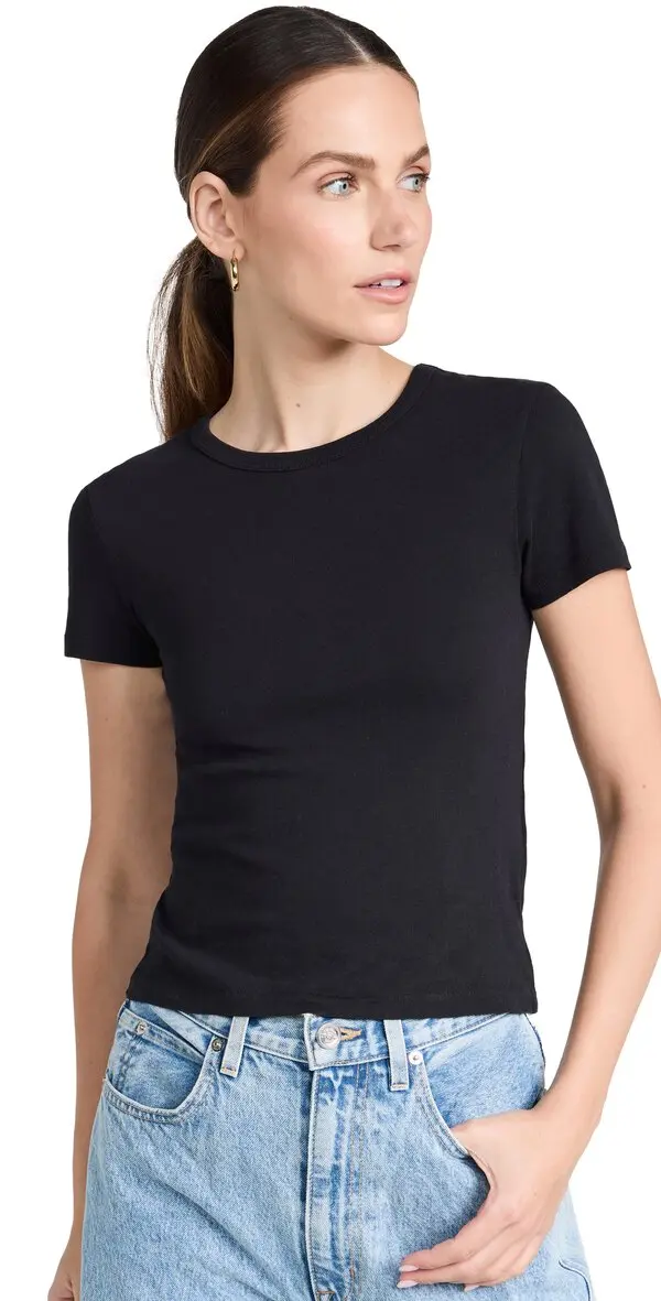 SLVRLAKE Baby Tee - Raven