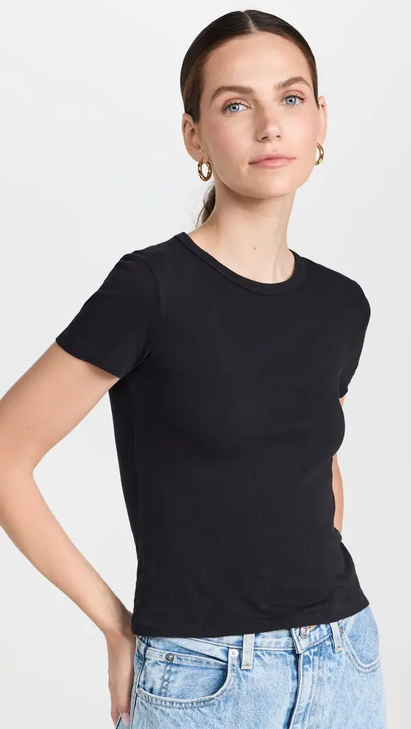 SLVRLAKE Baby Tee - Raven
