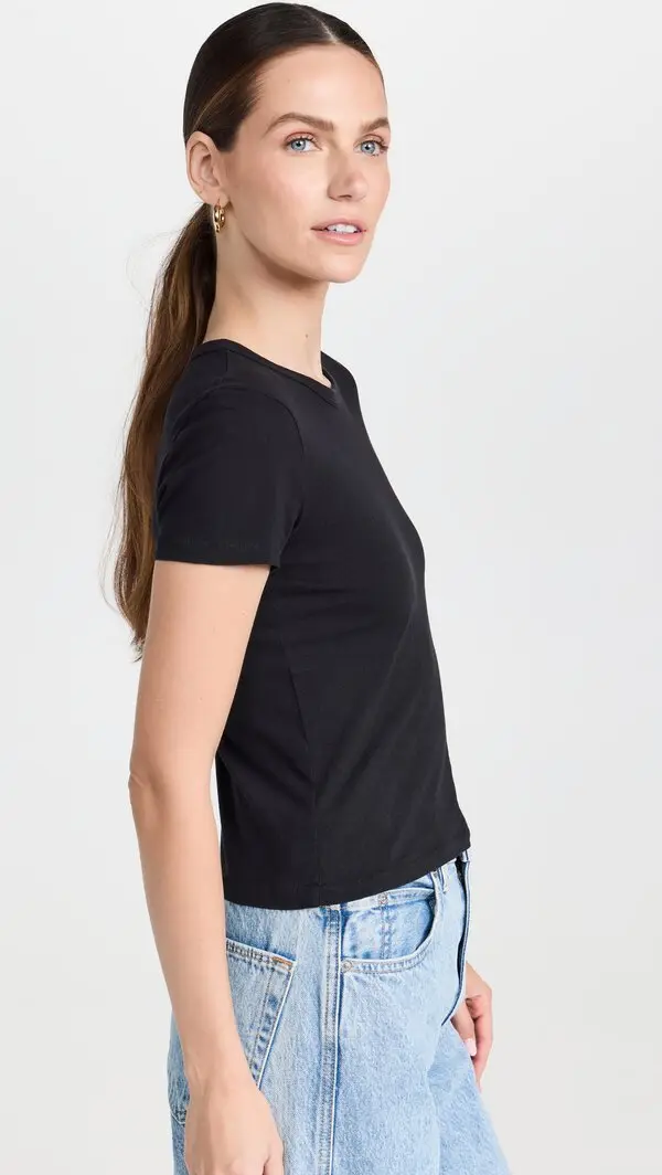 SLVRLAKE Baby Tee - Raven