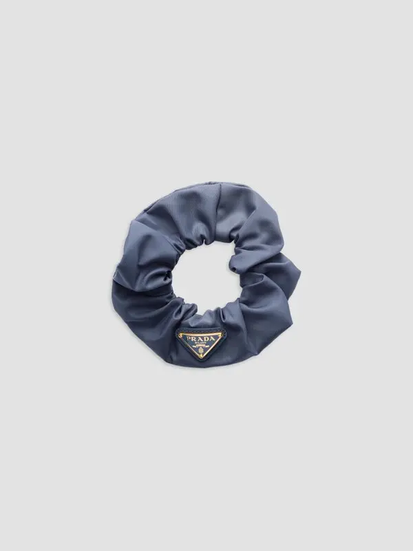 Prada Re-nylon Scrunchie - Medium Blue