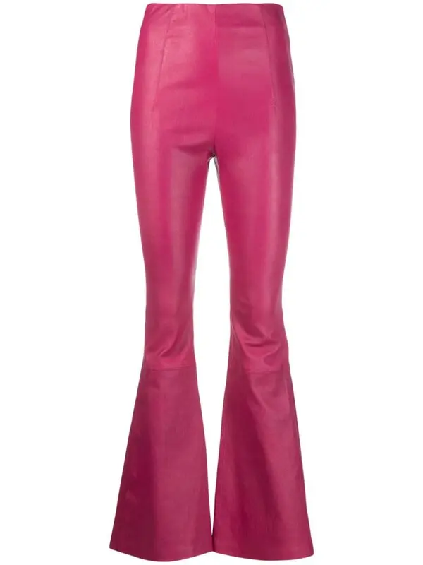 Amiri High-waisted Flared Trousers