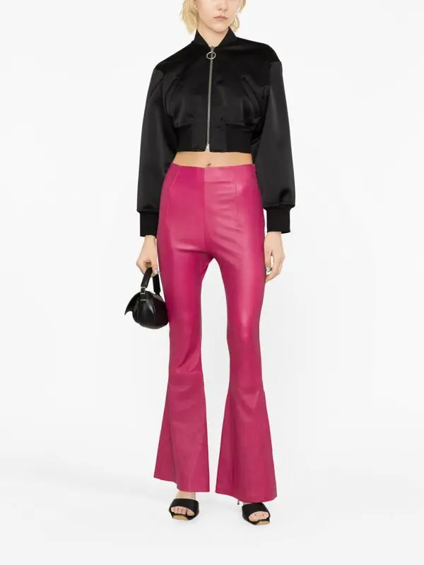 Amiri High-waisted Flared Trousers