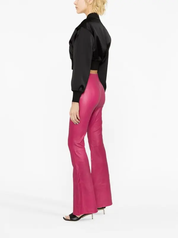 Amiri High-waisted Flared Trousers