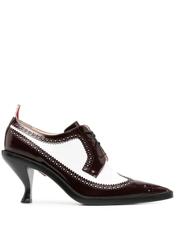Thom Browne Soft Spazzolato Longwing Spectator Brogue Shoes