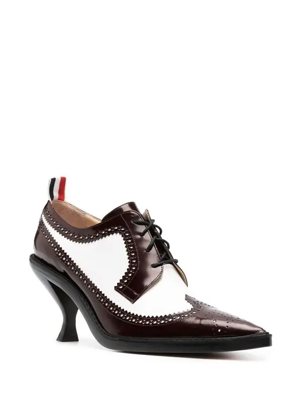 Thom Browne Soft Spazzolato Longwing Spectator Brogue Shoes