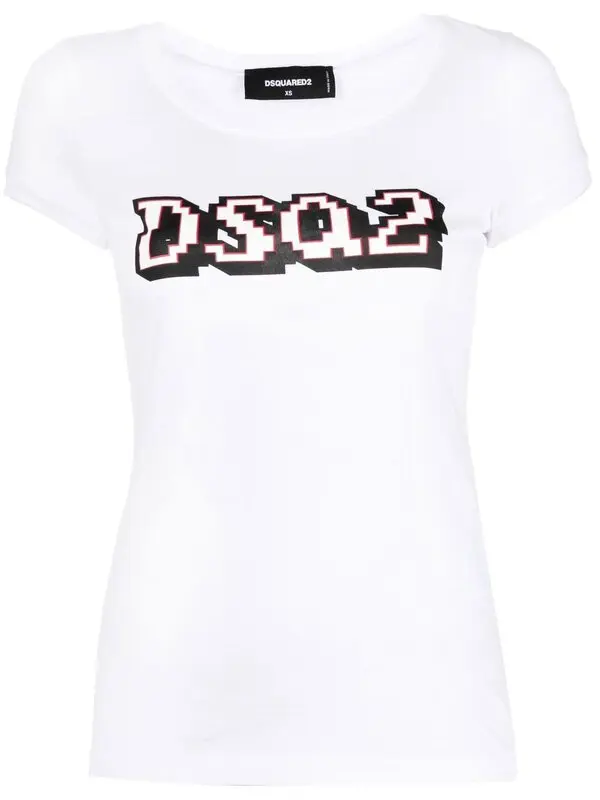Dsquared2 Graphic-print Cotton T-shirt - White