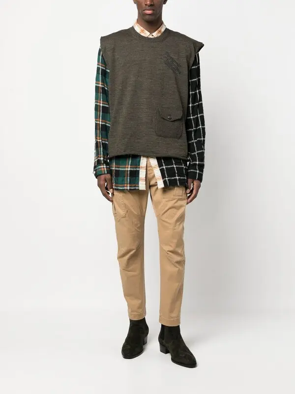 Dsquared2 Tapered Cargo Trousers - Brown