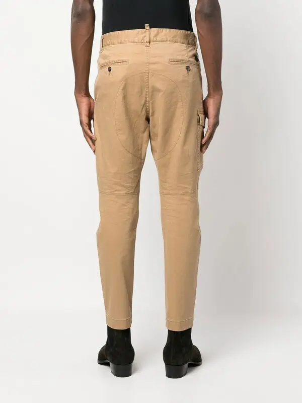 Dsquared2 Tapered Cargo Trousers - Brown