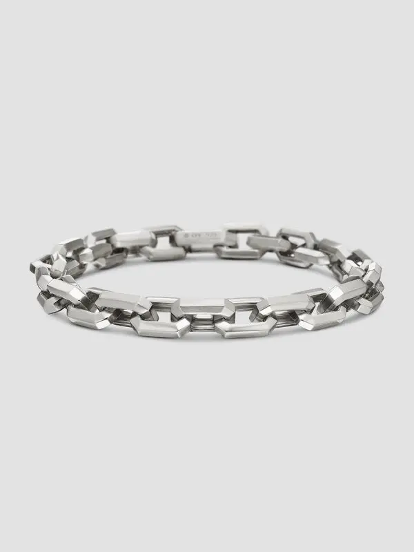 David Yurman Streamline Heirloom Chain Link Bracelet In 7.5mm - Silver