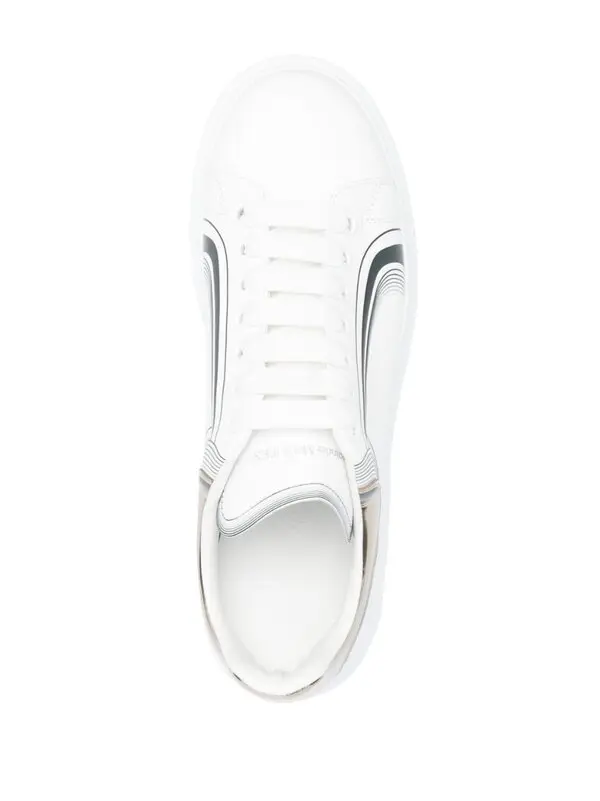 Alexander McQueen Oversized Low-top Sneakers - White