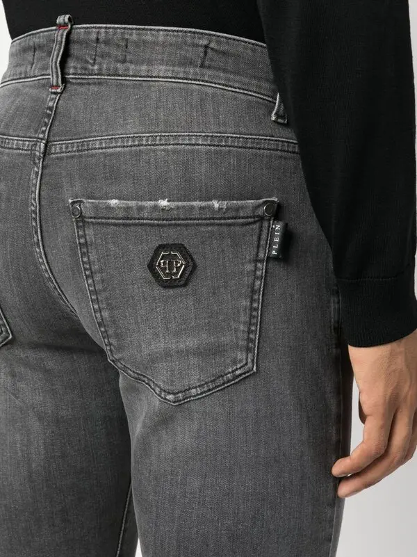 Philipp Plein Logo-patch Jeans