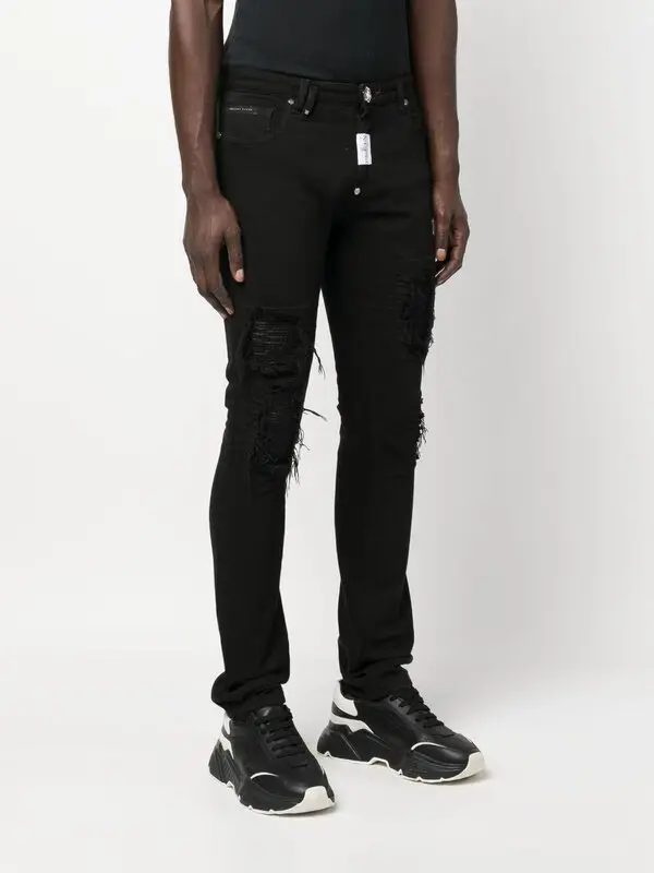 Philipp Plein Rock Star Slim-cut Jeans - Black