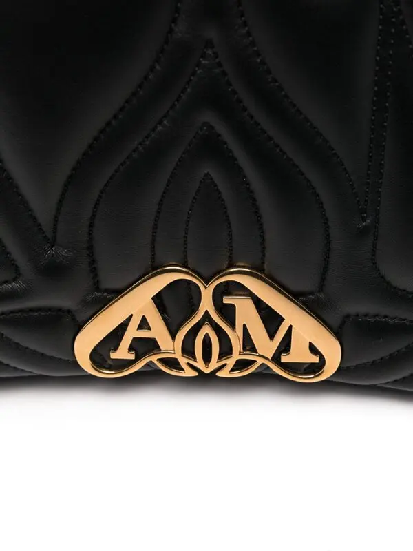 Alexander McQueen The Seal Shoulder Bag - Black