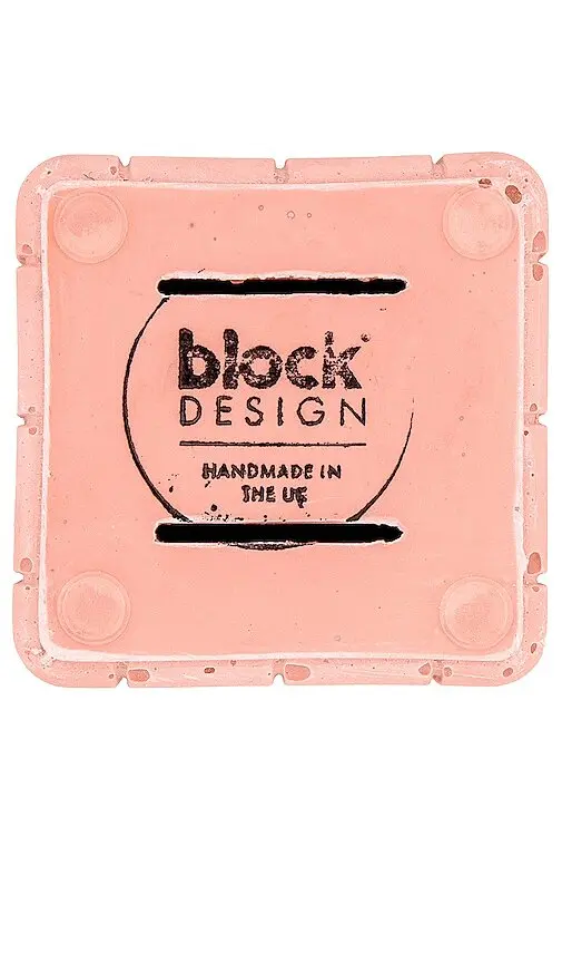 BLOCK Tile Toothbrush Holder In Pink