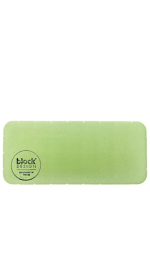 BLOCK Tile Oblong Tray In Green - Palm Green