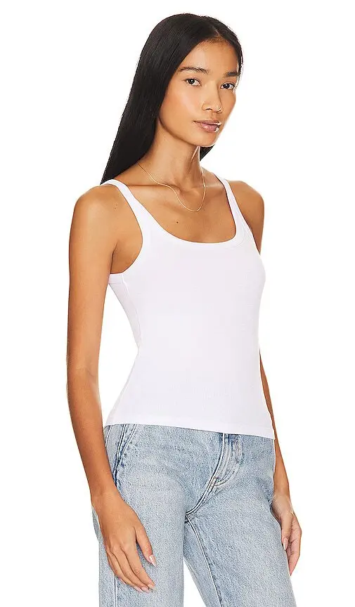 Lna Ribbed Tank - White