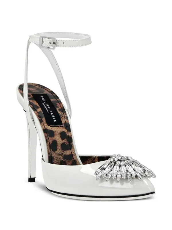Philipp Plein Vernice 120mm Leather Pumps