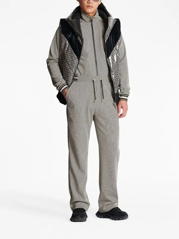 Balmain Mini Monogram-jacquard Track Pants
