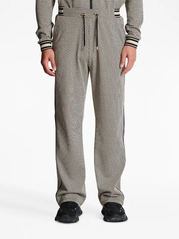 Balmain Mini Monogram-jacquard Track Pants