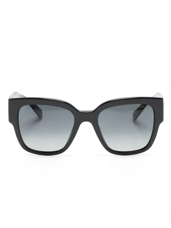 Versace Oversized Sunglasses - Black