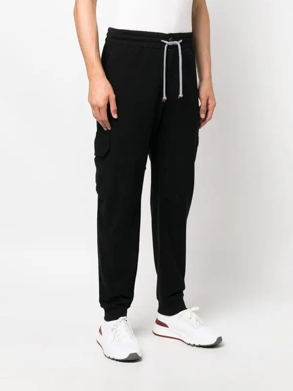 Brunello Cucinelli Drawstring Cotton Cargo Trousers