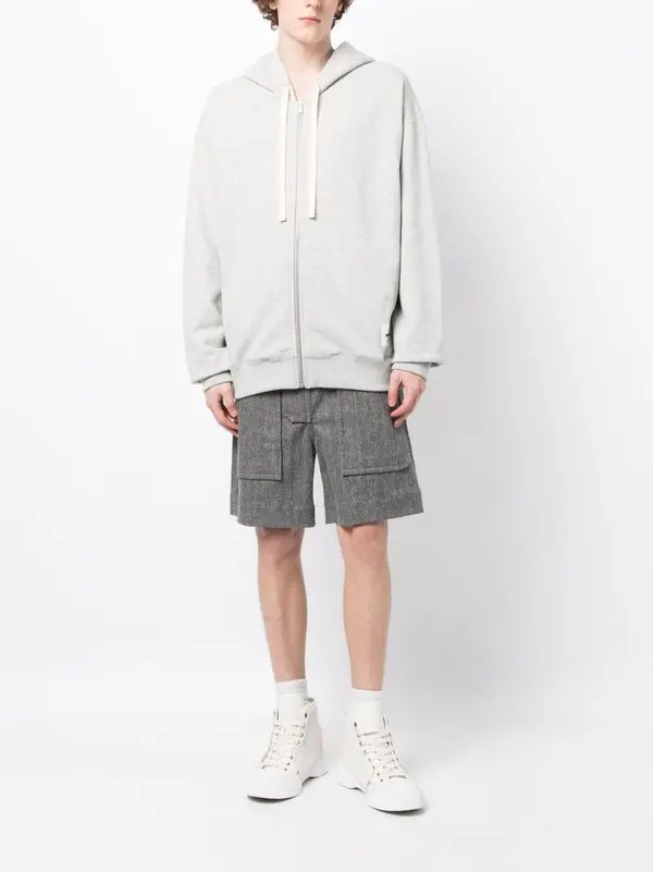 JIL SANDER Logo-patch Cotton Cardigan