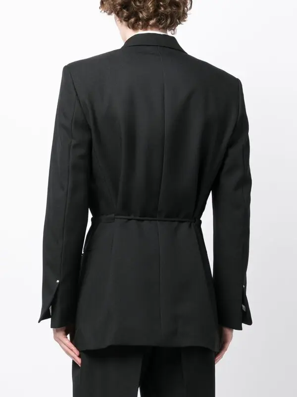 Random Identities Long-sleeved Drawstring Blazer