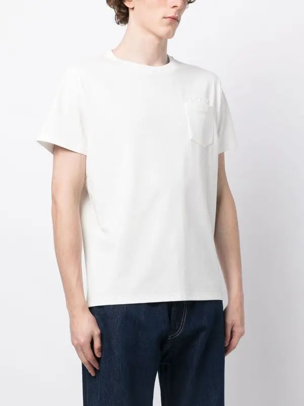 PORTS V Logo-embossed T-shirt - White