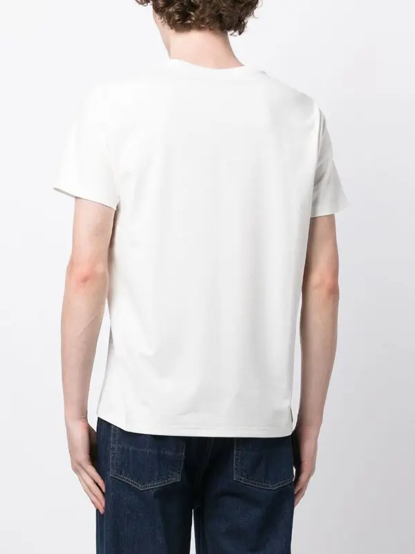 PORTS V Logo-embossed T-shirt - White