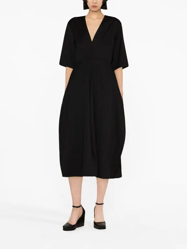 Fabiana Filippi V-neck Midi Dress