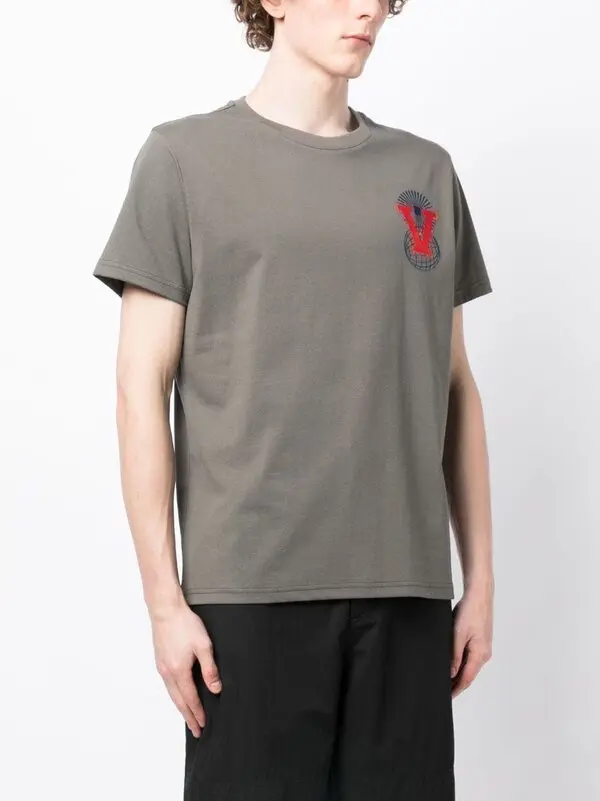 PORTS V Logo-embroidered T-shirt
