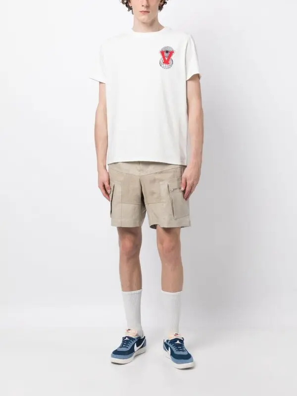 PORTS V Logo-embroidered T-shirt