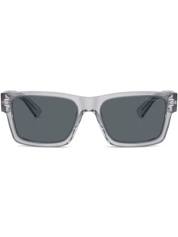 Prada Rectangle-frame Sunglasses - Grey