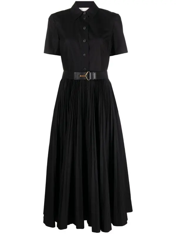 Tory Burch Pleated Poplin Shirt Dress