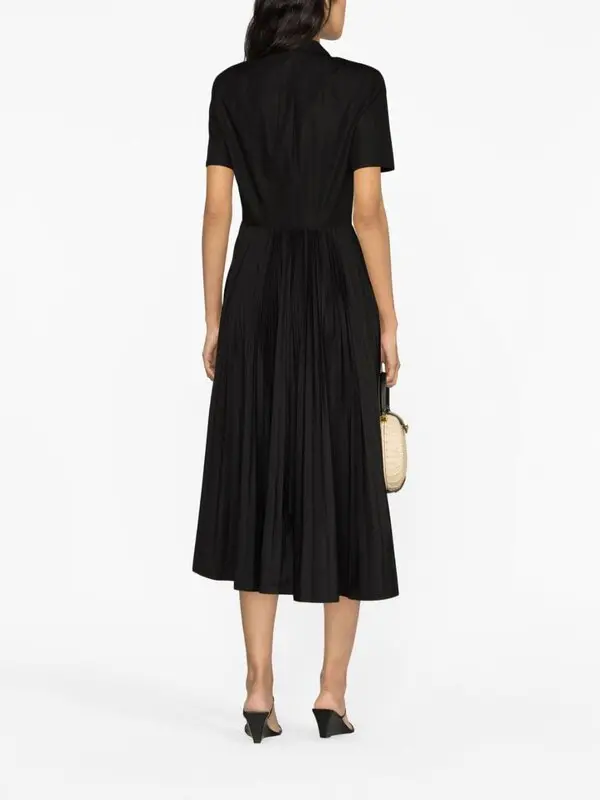 Tory Burch Pleated Poplin Shirt Dress