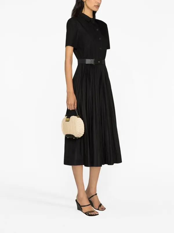 Tory Burch Pleated Poplin Shirt Dress