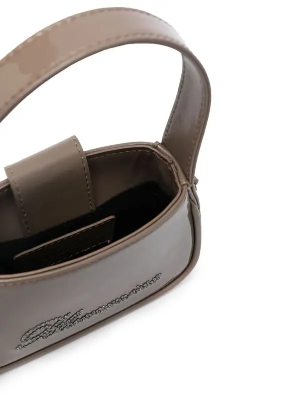 Blumarine Logo Mini Bag - Brown