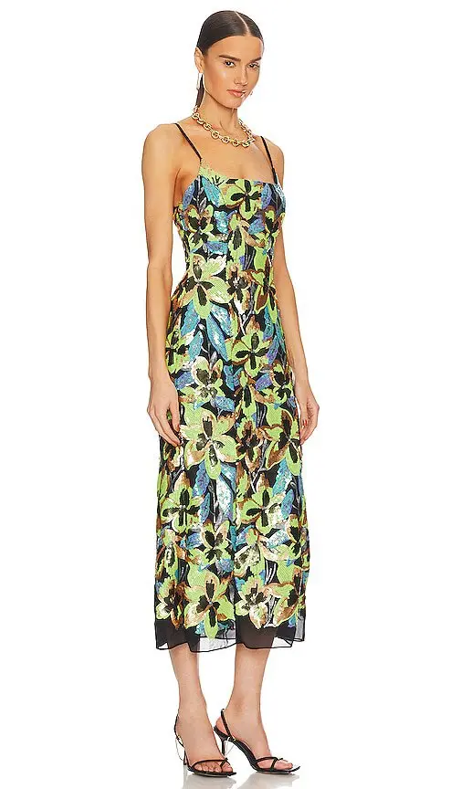 Buy ELLIATT Tilda Floral Sequin Dress - Multi At 35% Off | Editorialist