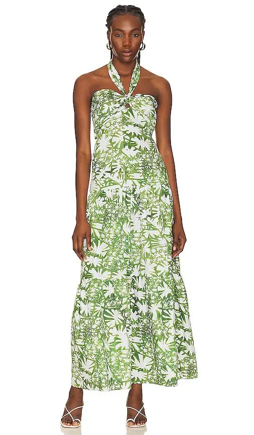 Karina Grimaldi Tania Print Dress In Savanna - 25% Off | Editorialist