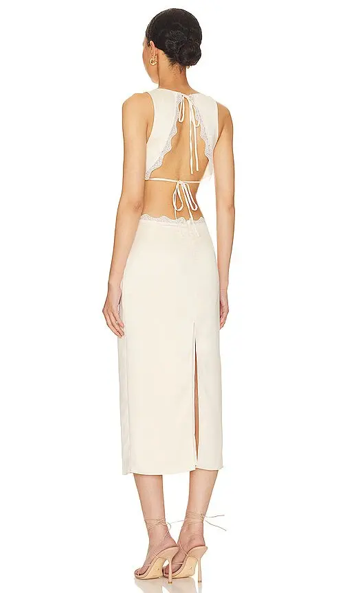 for love and lemons billie midi dress For Love & Lemons Billie Pointelle Midi Dress