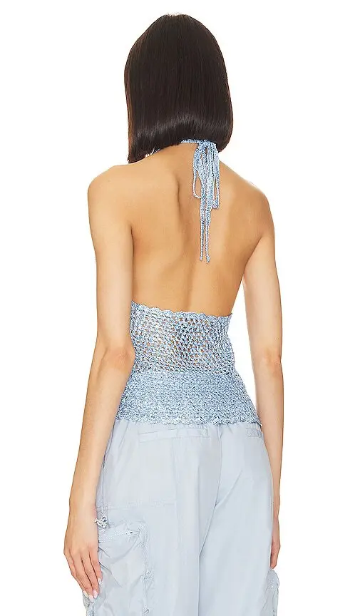 LOVERS AND FRIENDS Halter Tie Top