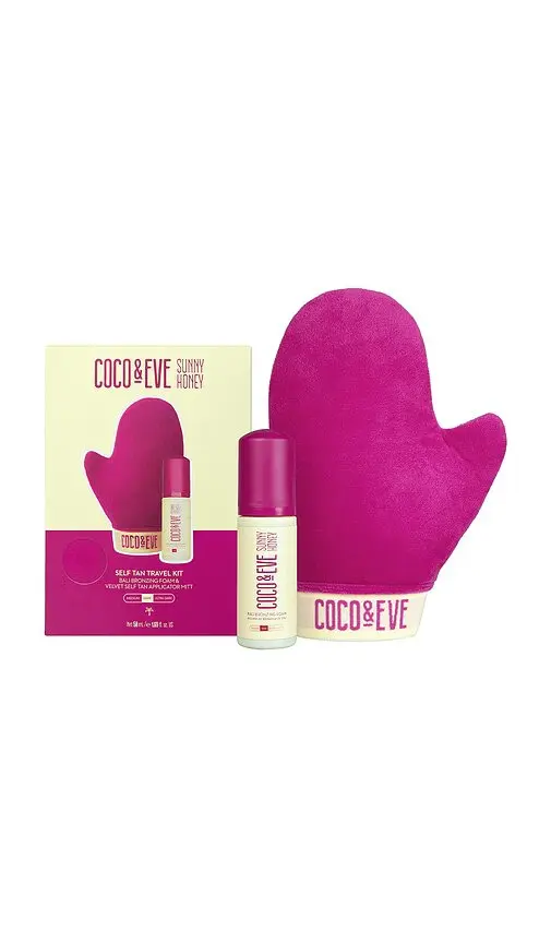 COCO & EVE Sunny Honey Self Tan Travel Kit - Dark