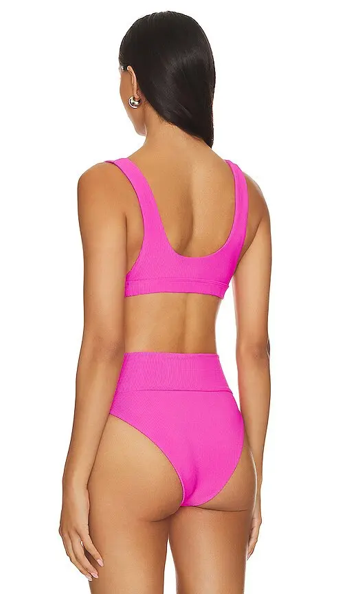 Beach Riot X Peyton Bikini Top - Ultra Pink