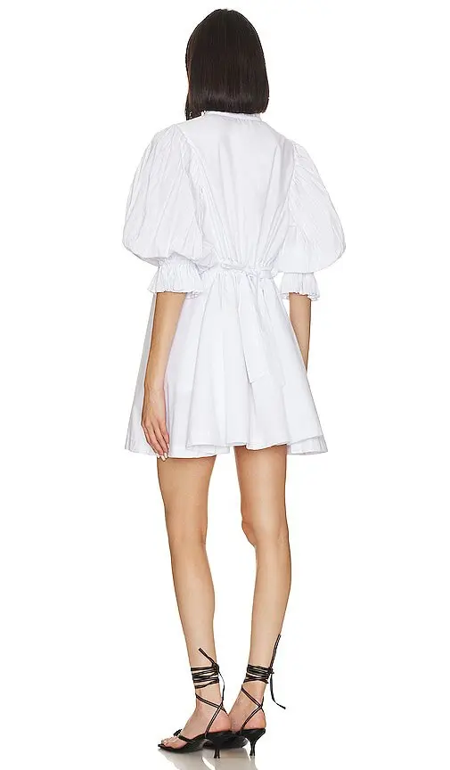 open lace back dress Focus Pleat Smock Dress main image 1