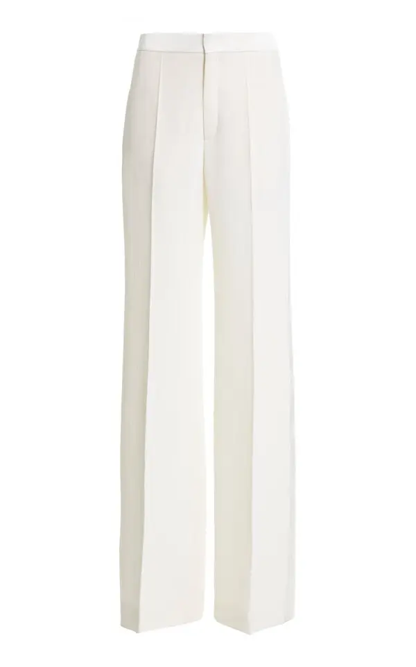 Chloé Wool Crepe Tuxedo Pants
