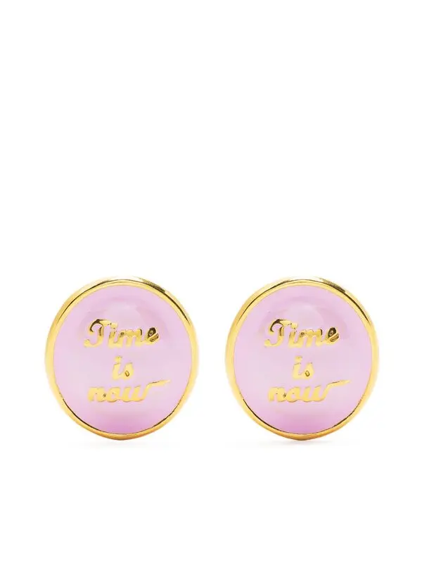 NATIA X LAKO Time Is Now Earrings - Pink
