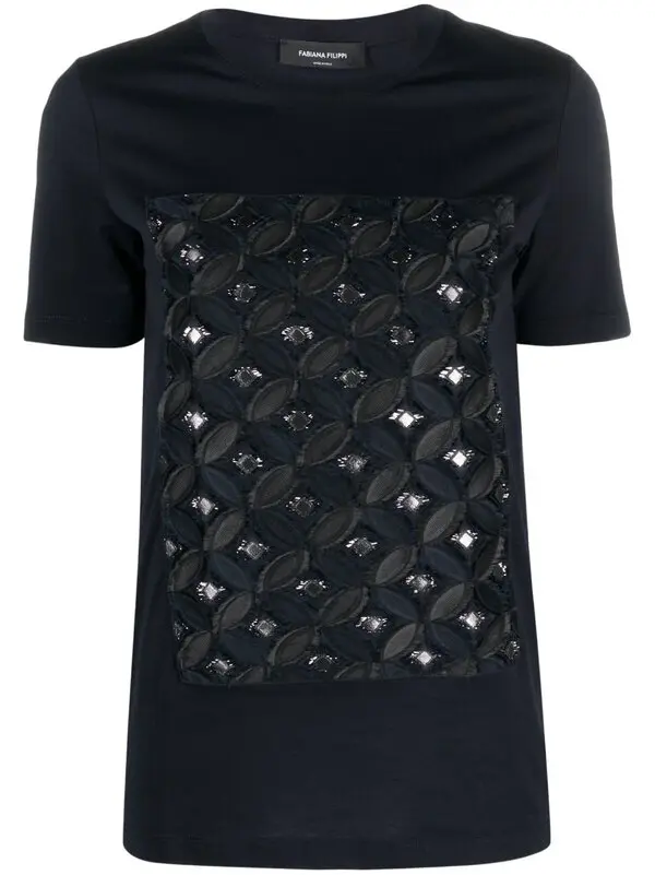 Fabiana Filippi Patterned Jacquard T-shirt