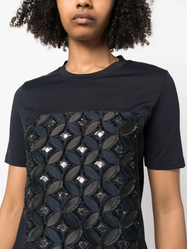 Fabiana Filippi Patterned Jacquard T-shirt
