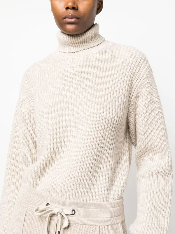 Brunello Cucinelli Chunky-knit Roll-neck Jumper